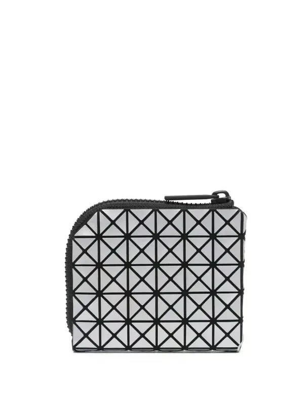 Issey Miyake Geometric-design Wallet - Silver