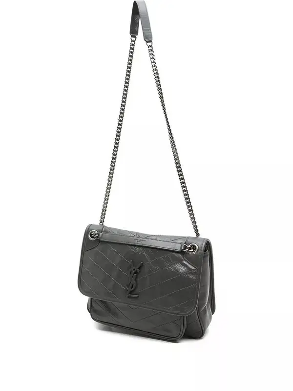 Saint Laurent Niki Shoulder Bag - Grey