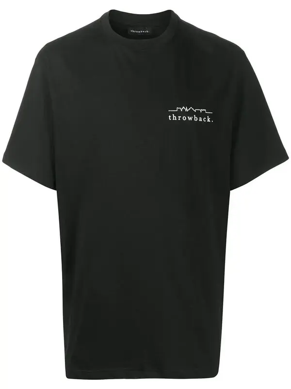 THROWBACK. Logo-print Boxy T-shirt