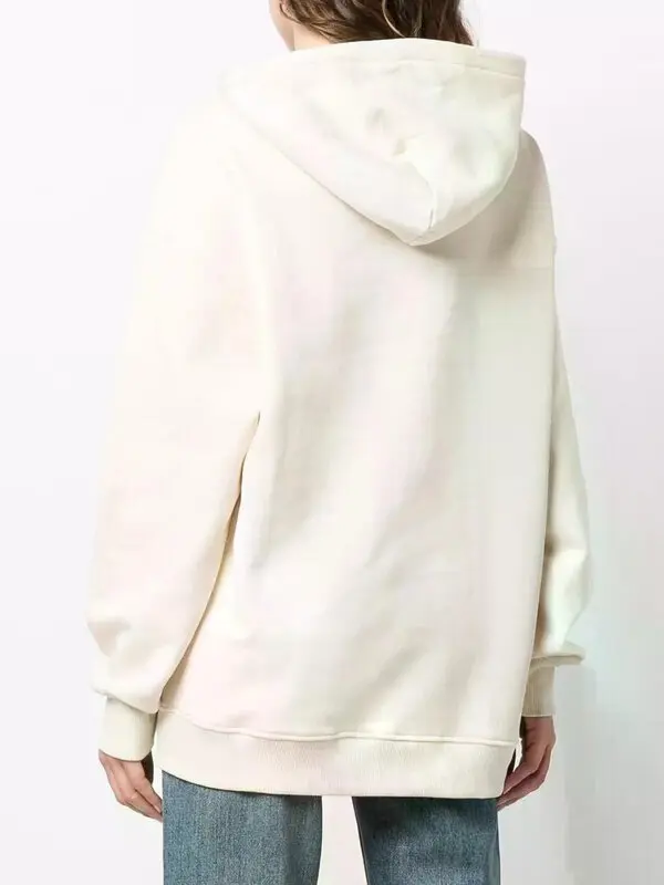 HOLZWEILER Logo Print Organic Cotton-modal Blend Hoodie