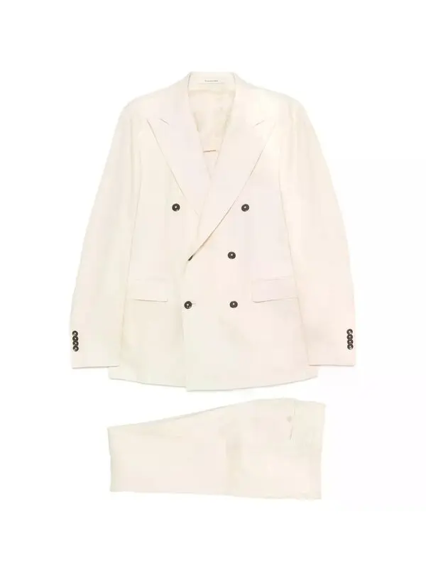 Tagliatore Double-breasted Peak-lapel Suit