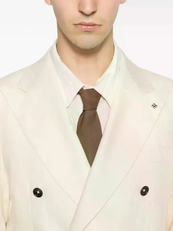 Tagliatore Double-breasted Peak-lapel Suit