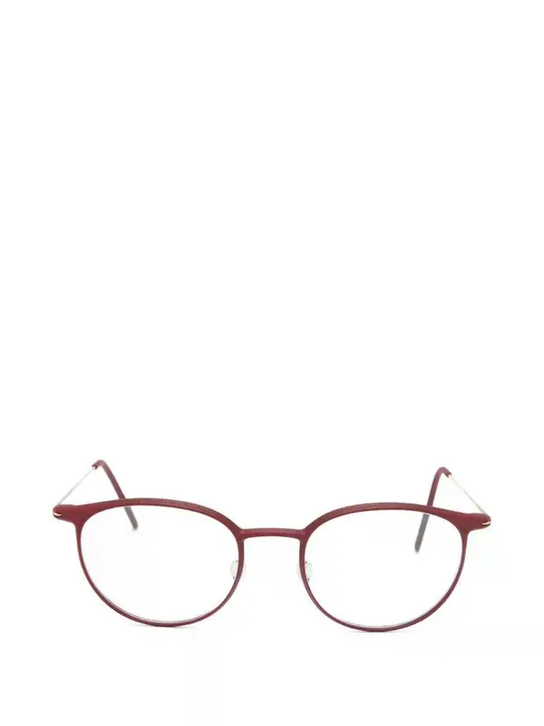 Orgreen Take Me Out Round-frame Eyeglasses - Red