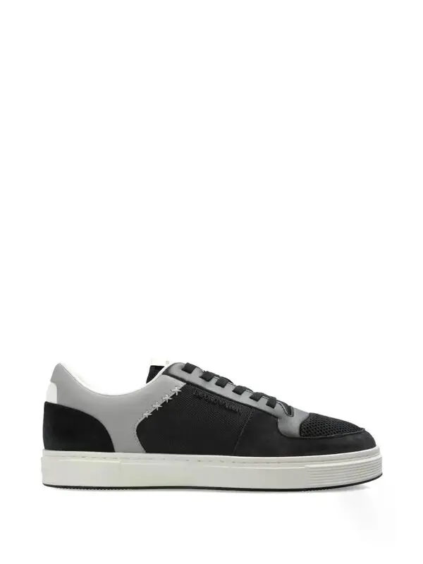 Emporio Armani Mesh Panelled Cross-stitch Sneakers