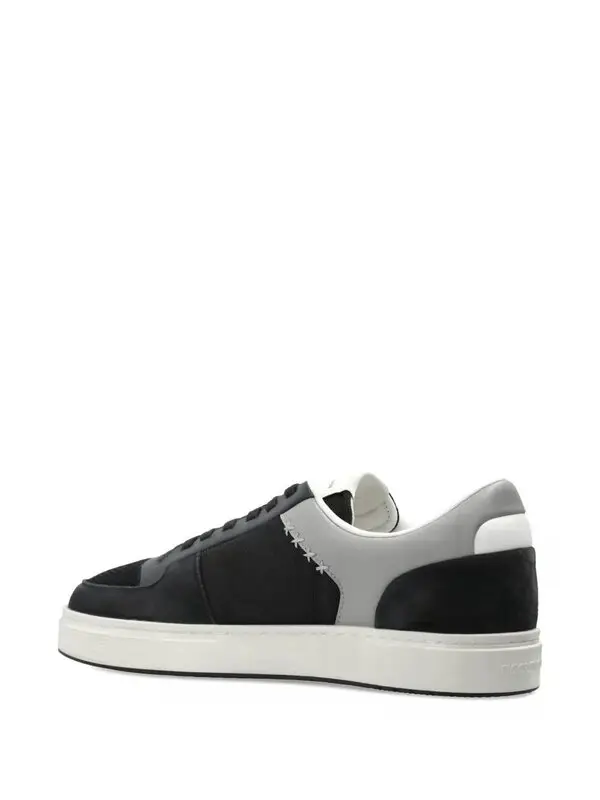 Emporio Armani Mesh Panelled Cross-stitch Sneakers