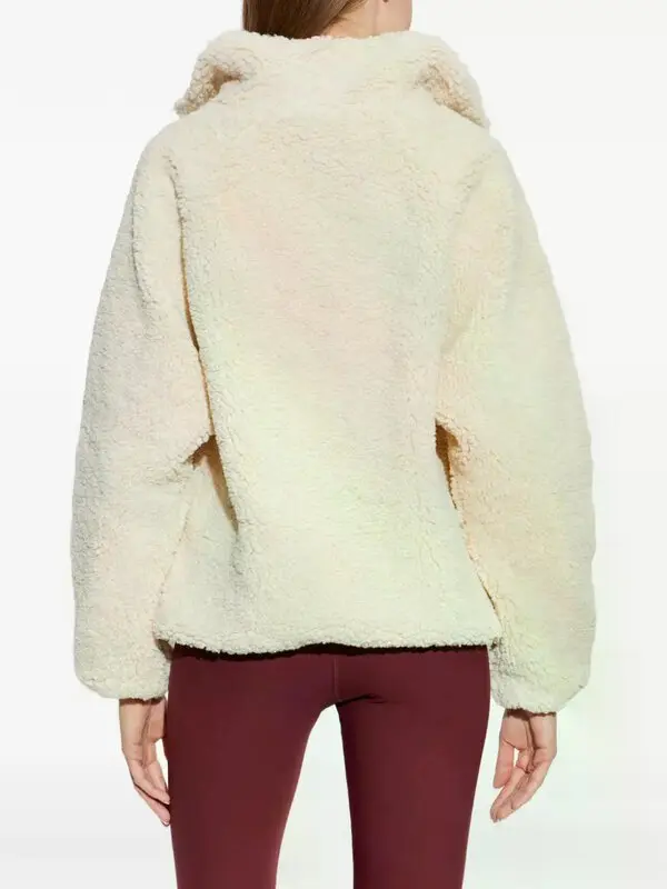 The Upside Harlow Fleece Quarter-zip Pullover - Neutrals