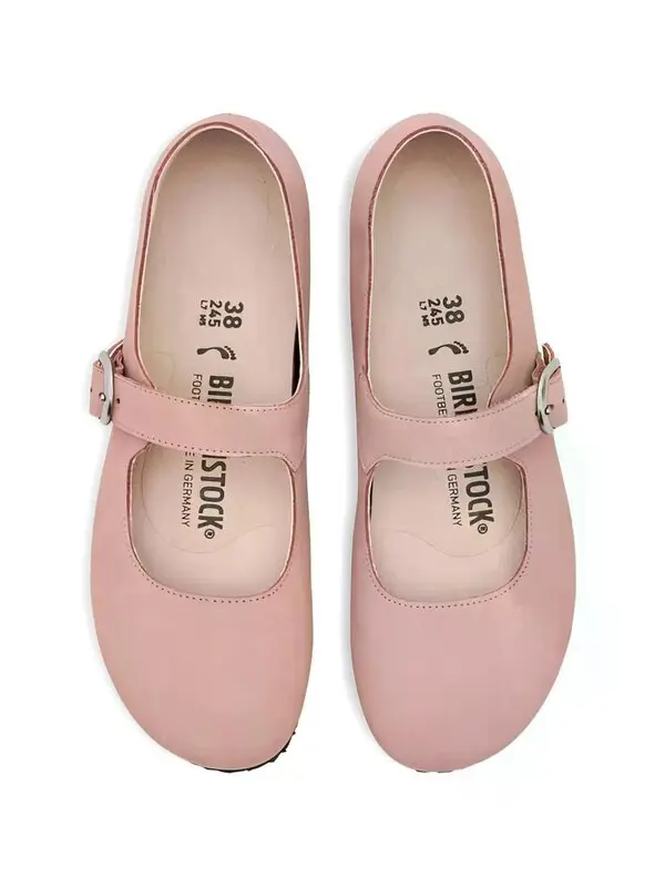 BIRKENSTOCK Leather Ballet Flats - Pink