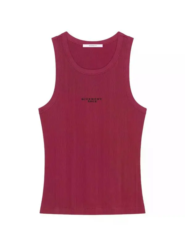 Givenchy Ribbed Knit Logo Tank Top