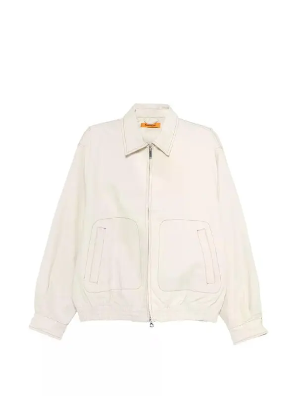 REPLAY Zip-up Jacket With Spread Collar