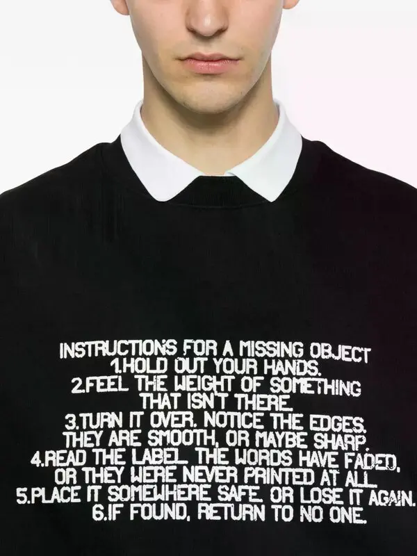 PEACEMAKER OAMC Slogan Print Sweater
