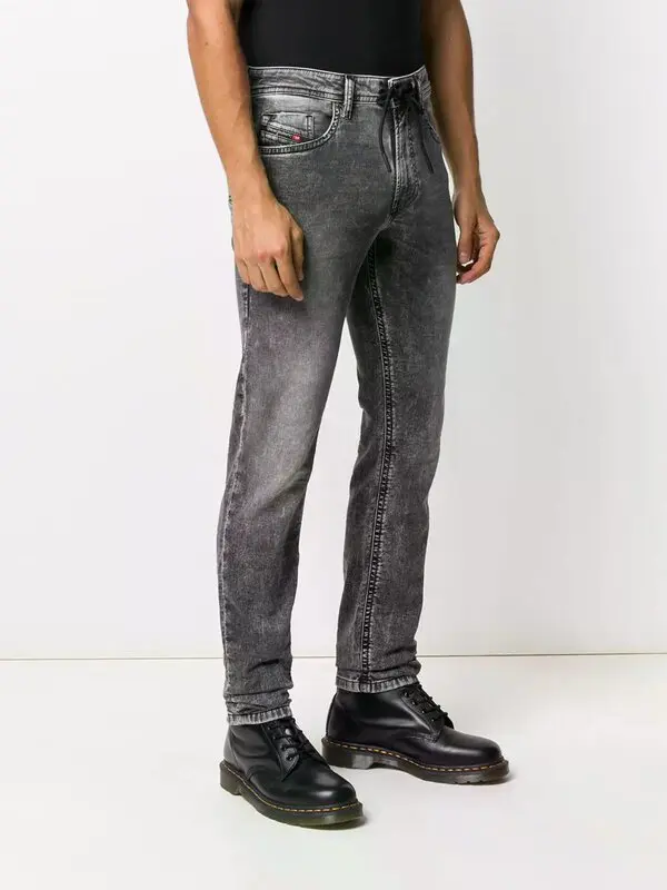 DIESEL® Thommer Low-rise Slim-fit Jeans - Grey