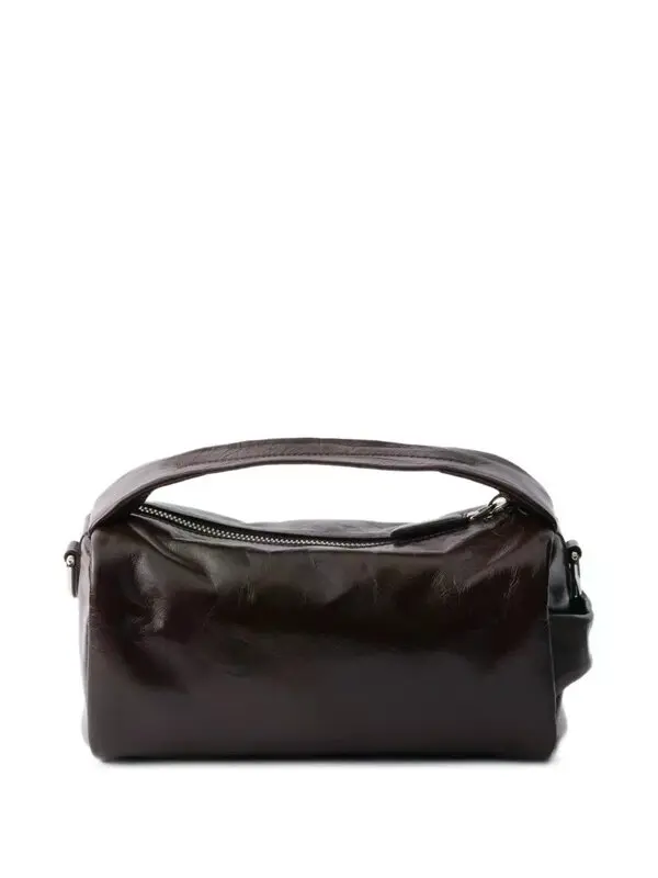 Prada Leather Tote Bag - Brown