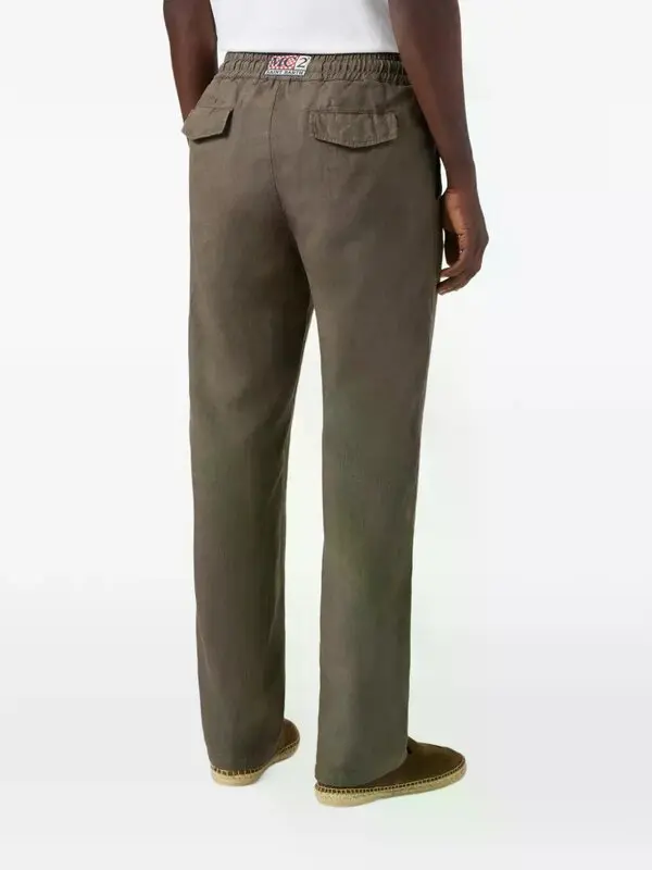 MC2 SAINT BARTH Drawstring Waist Linen Trousers