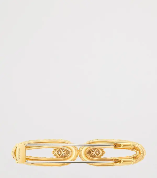 Boucheron Serpent Bohème Yellow And Diamond Brooch