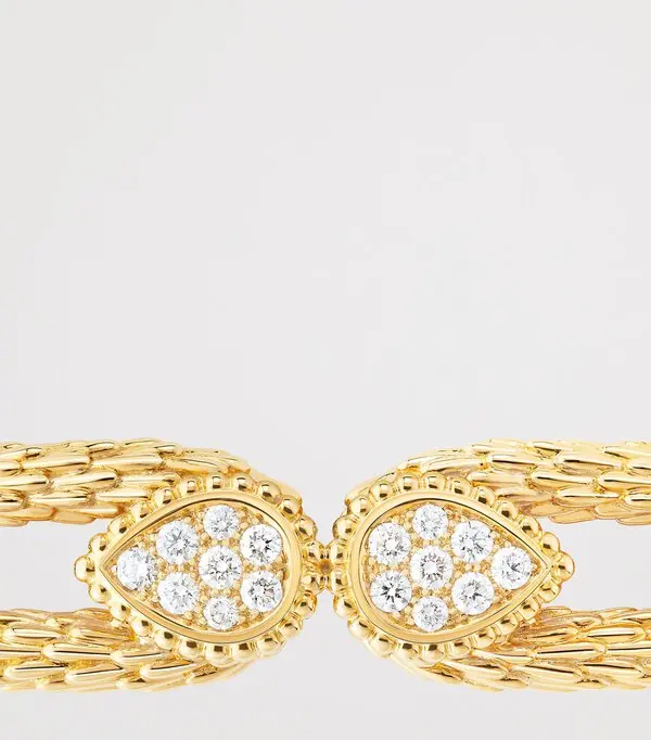 Boucheron Serpent Bohème Yellow And Diamond Brooch