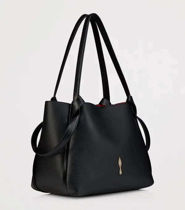 CHRISTIAN LOUBOUTIN Bettina Small Leather Tote Bag - Black