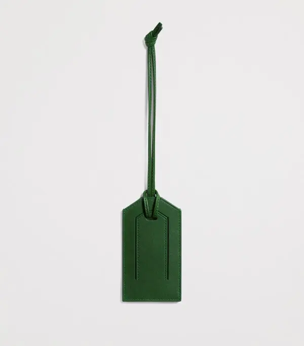 Bottega Veneta Leather Intrecciato Luggage Tag