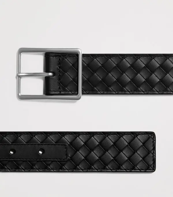 Bottega Veneta Intrecciato Leather Belt
