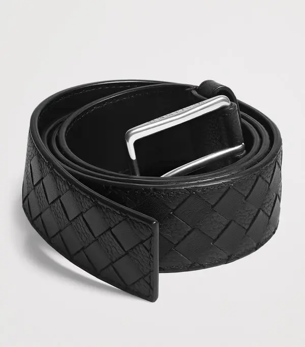 Bottega Veneta Intrecciato Leather Belt