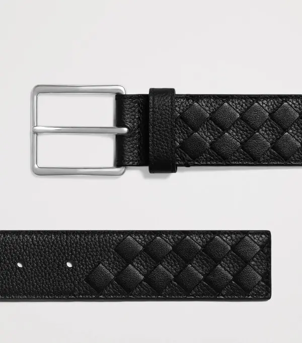 Bottega Veneta Intrecciato Leather Belt