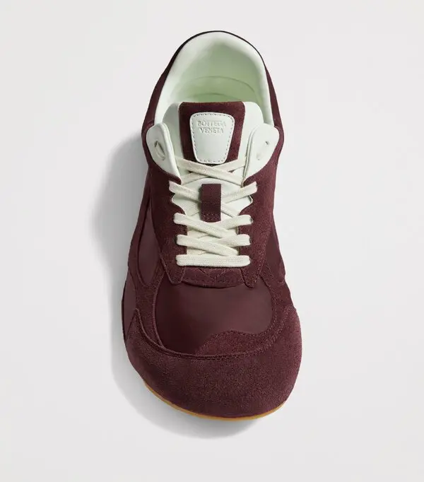 Bottega Veneta Suede Orbit Flash Sneakers - Red