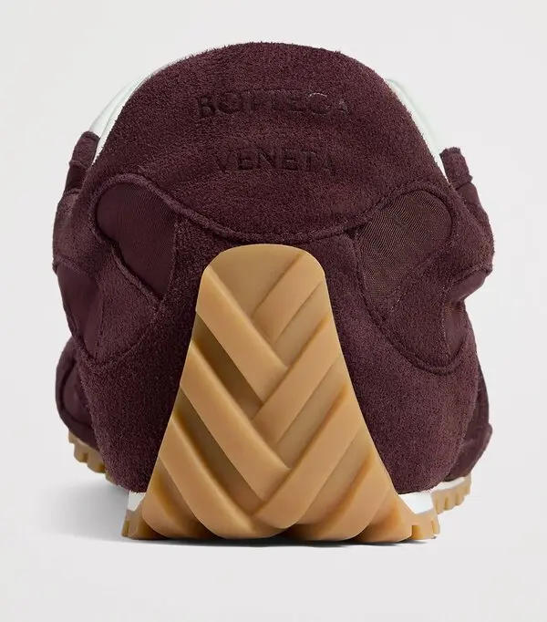 Bottega Veneta Suede Orbit Flash Sneakers - Red
