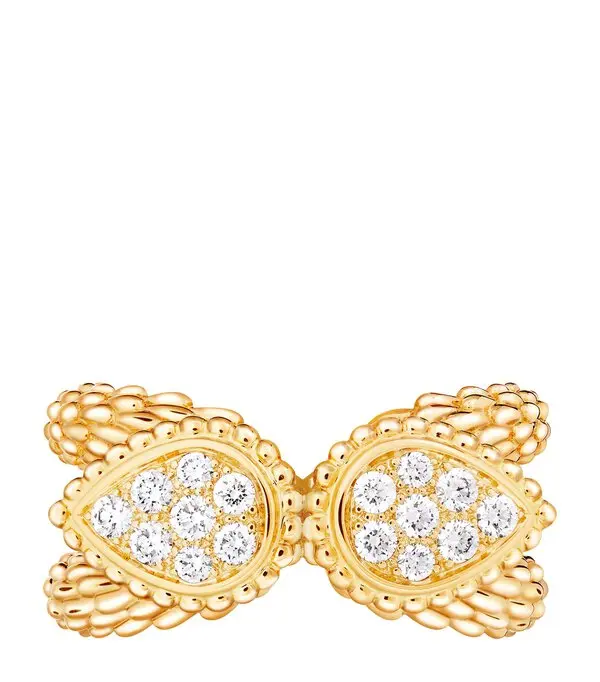 Boucheron Serpent Bohème Yellow Diamond Ring - Gold