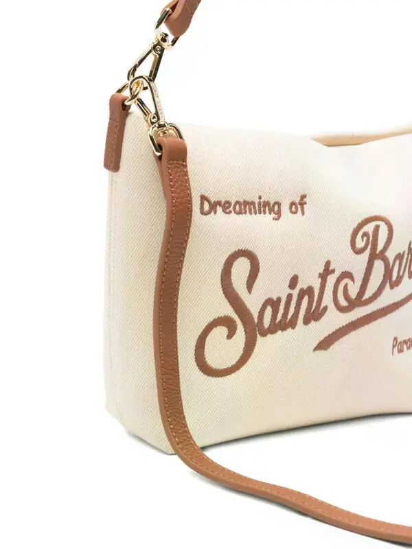 MC2 SAINT BARTH Aline Logo-embroidered Tote Bag - Neutrals