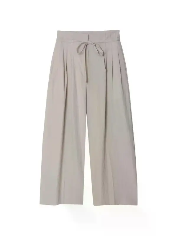 3.1 Phillip Lim Pleated Cropped Trousers - Neutrals