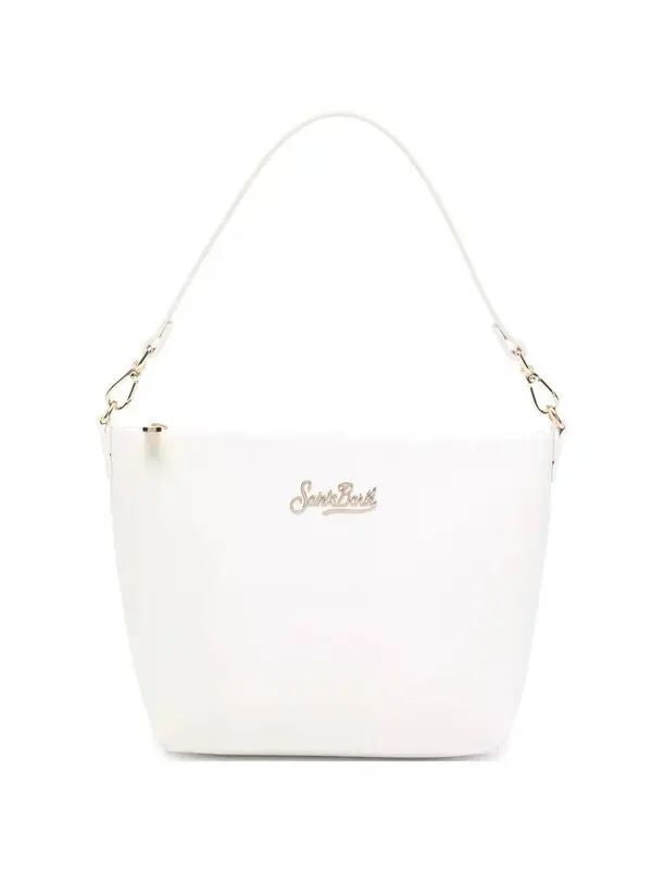 MC2 SAINT BARTH Logo Plaque Shoulder Bag - Neutrals