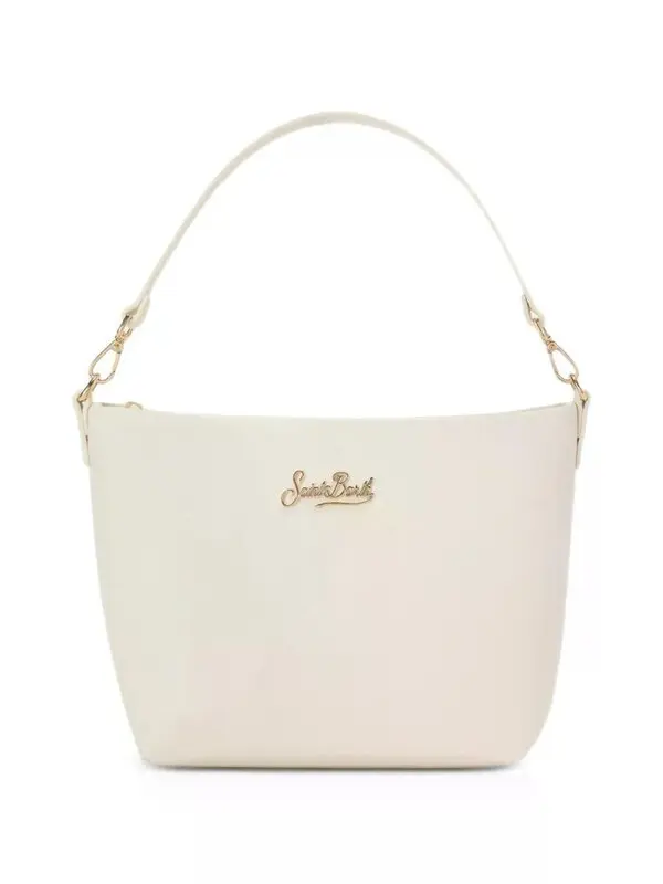 MC2 SAINT BARTH Logo Plaque Shoulder Bag - Neutrals