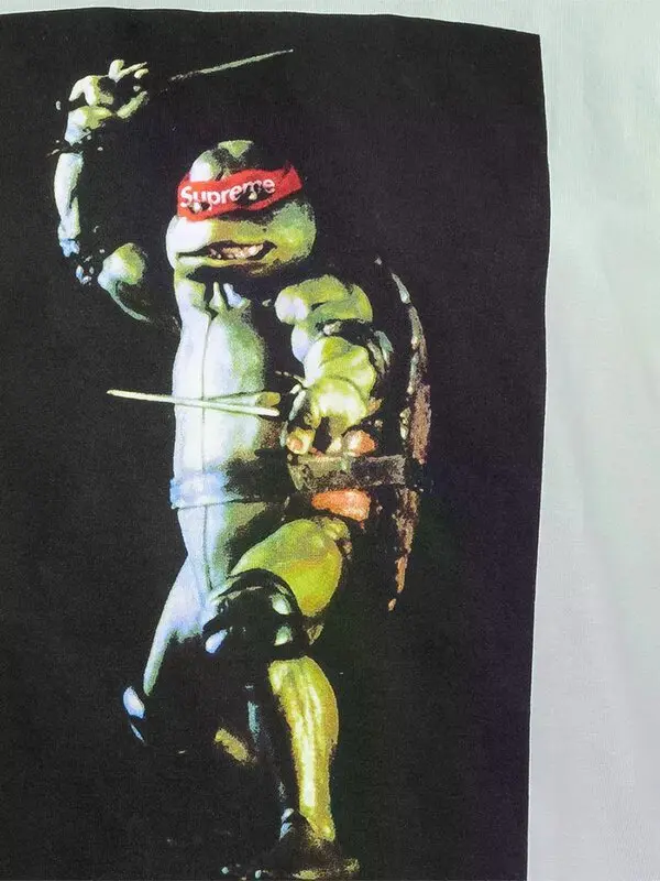Supreme Raphael-print Crew-neck T-shirt - Green
