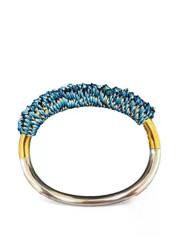 Charlotte Chesnais Fabric Wave Bracelet - Silver