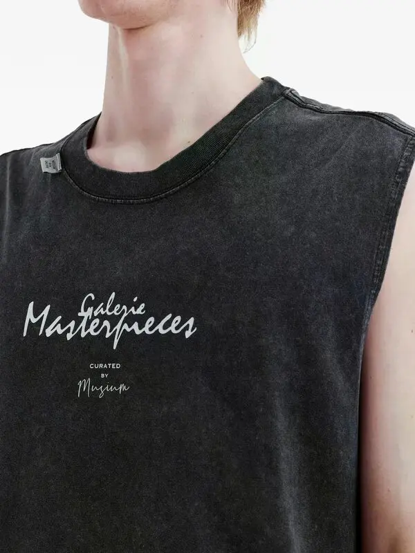 MUSIUM DIV. Graphic-print Sleeveless T-shirt
