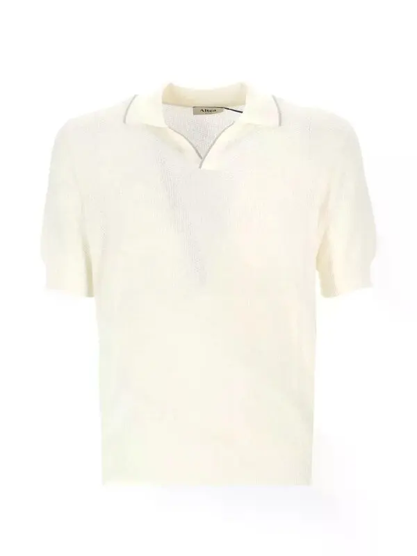 Altea Open-knit T-shirt - Neutrals