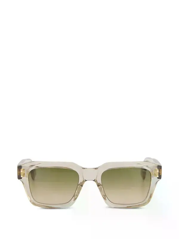 CUTLER & GROSS 1432 Square-frame Sunglasses - White