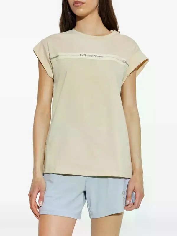 EA7 Logo Series T-shirt - Neutrals