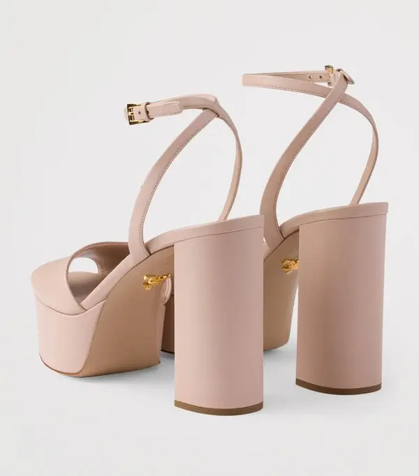 Prada Nappa Leather Platform Sandals