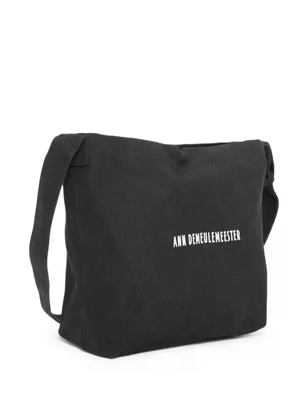 ANN DEMEULEMEESTER Small Cotton Shoulder Bag