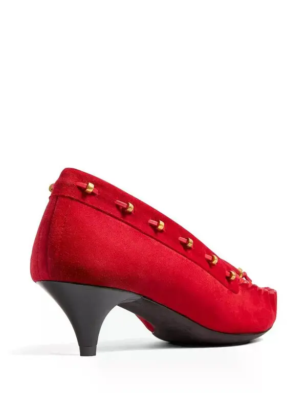 Khaite Suede Milly Pumps - Red