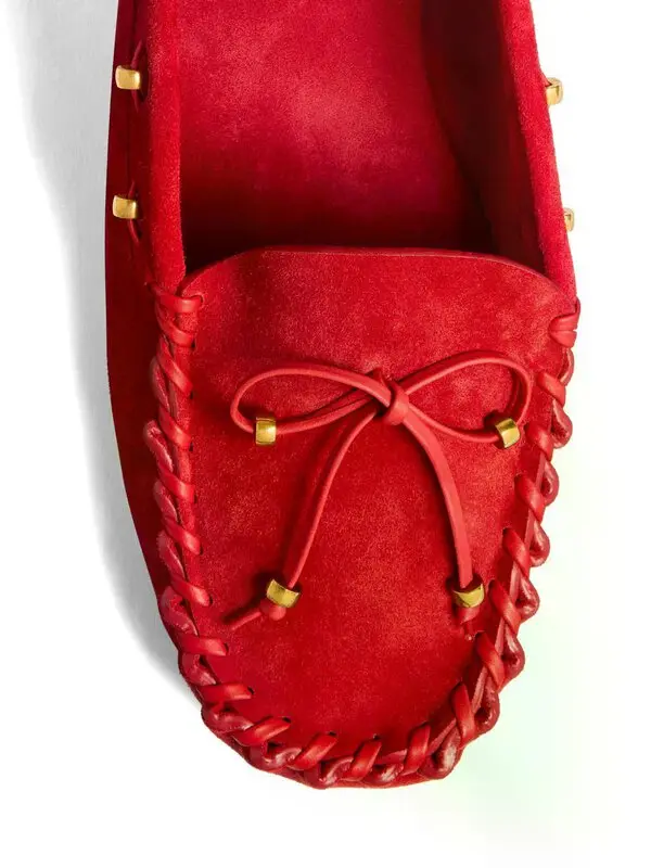Khaite Suede Milly Pumps - Red