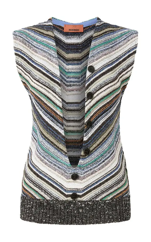 Missoni Serafino Buttoned Knit Gilet