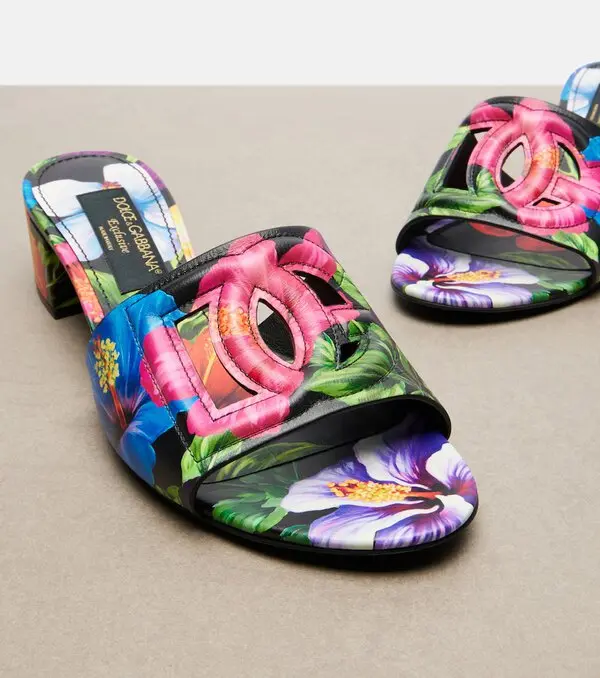 Dolce & Gabbana Karol Dg Floral Mules