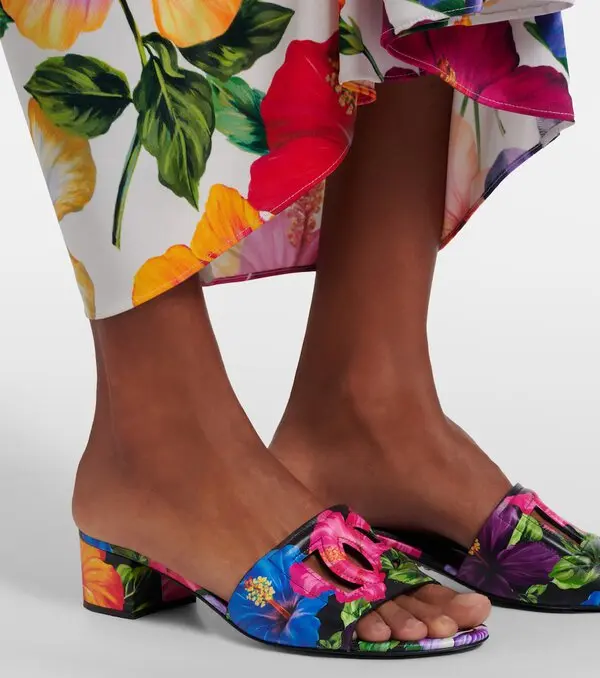Dolce & Gabbana Karol Dg Floral Mules