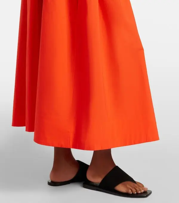 Proenza Schouler White Label Cotton-blend Maxi Dress