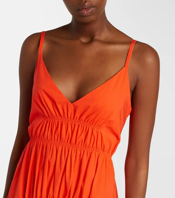 Proenza Schouler White Label Cotton-blend Maxi Dress
