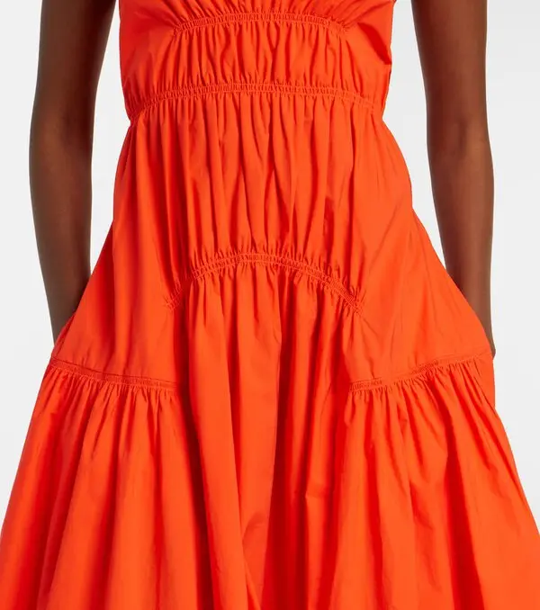 Proenza Schouler White Label Cotton-blend Maxi Dress