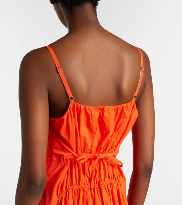 Proenza Schouler White Label Cotton-blend Maxi Dress