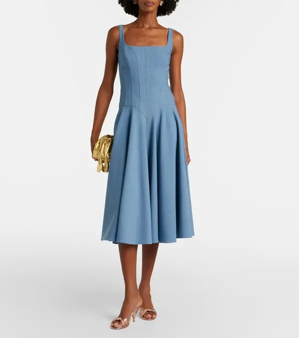 EMILIA WICKSTEAD Harmoni Midi Dress