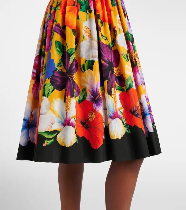 Dolce & Gabbana Floral Print Midi Dress